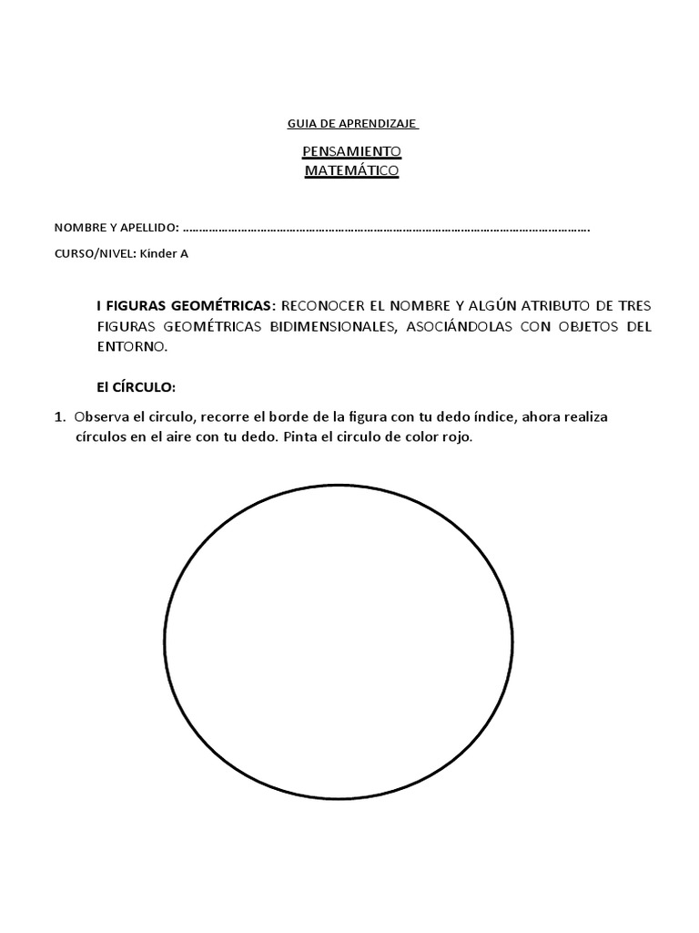 Guía Círculo | PDF