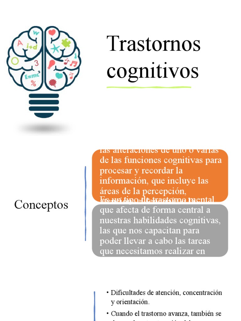 Trastornos Cognitivos | PDF | Trastorno mental | Memoria