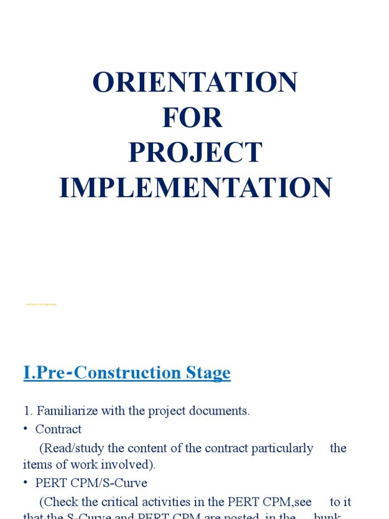 Project Implementation | PDF | Concrete | Civil Engineering