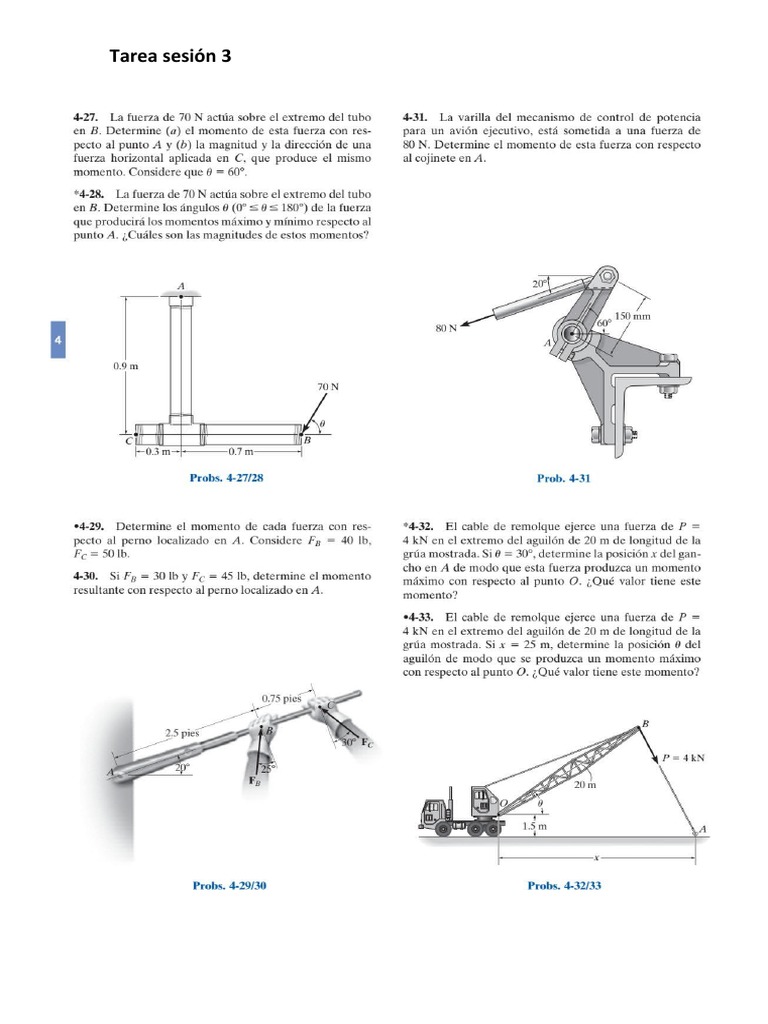 Tarea 3 Estatica | PDF
