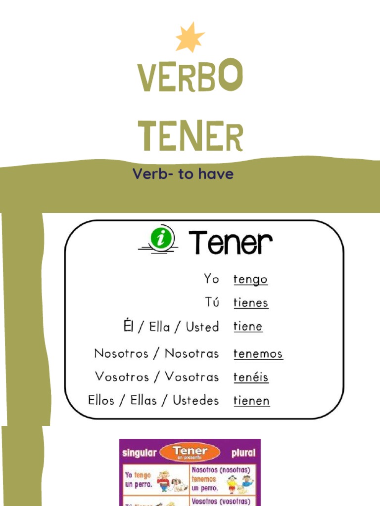 Verbo Tener | PDF
