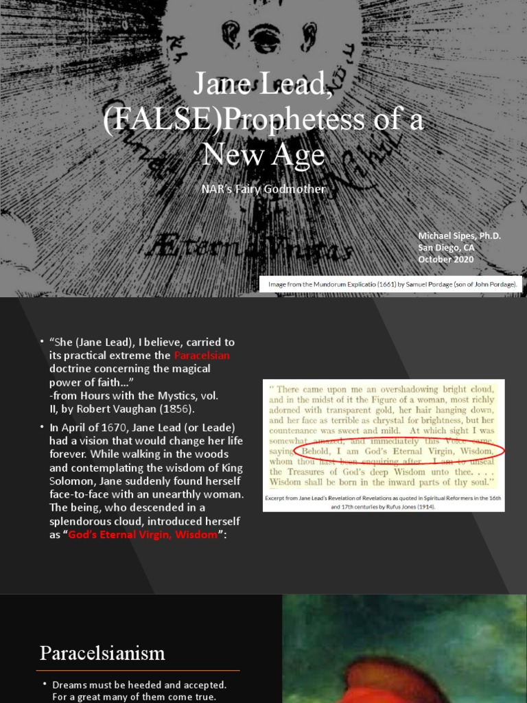 Jane Lead NARs Fairy Godmother | PDF | Religious Behaviour And ...