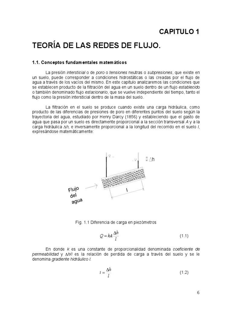 Redes de Flujo PDF | PDF | Filtración | Permeabilidad (Ciencias de la ...