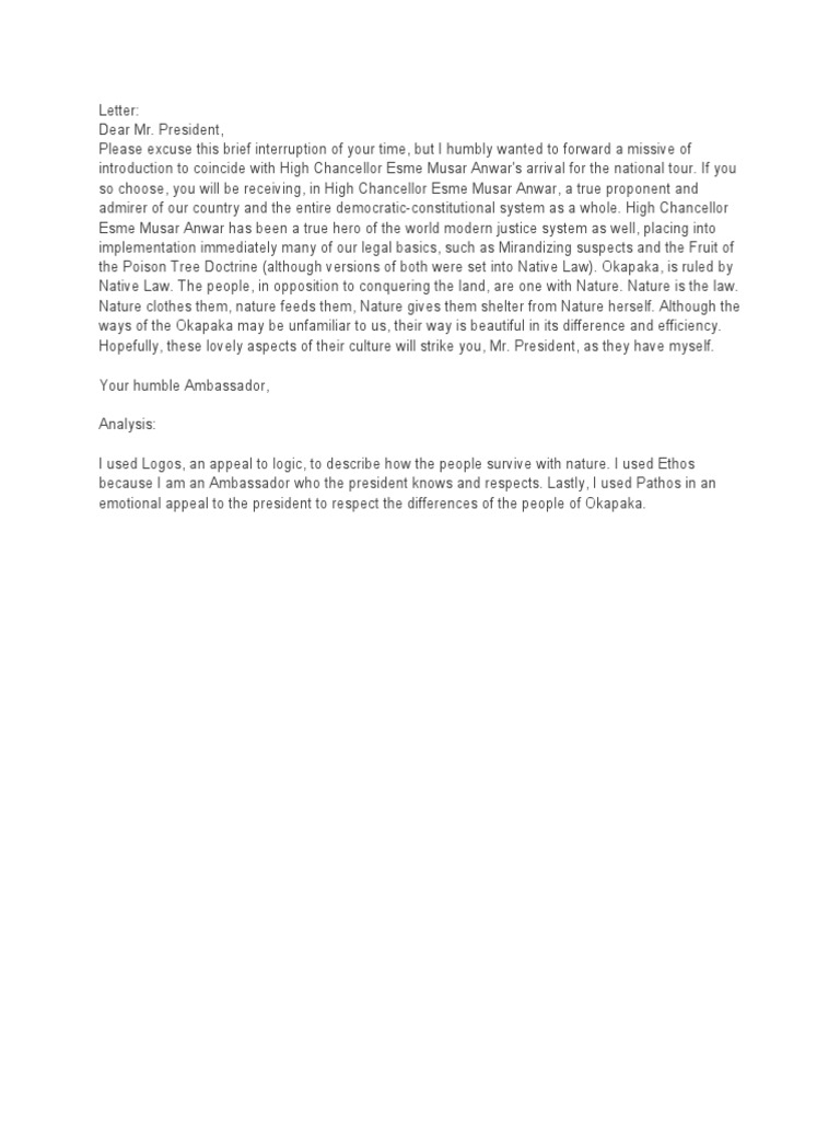 Captain John Smith Letter