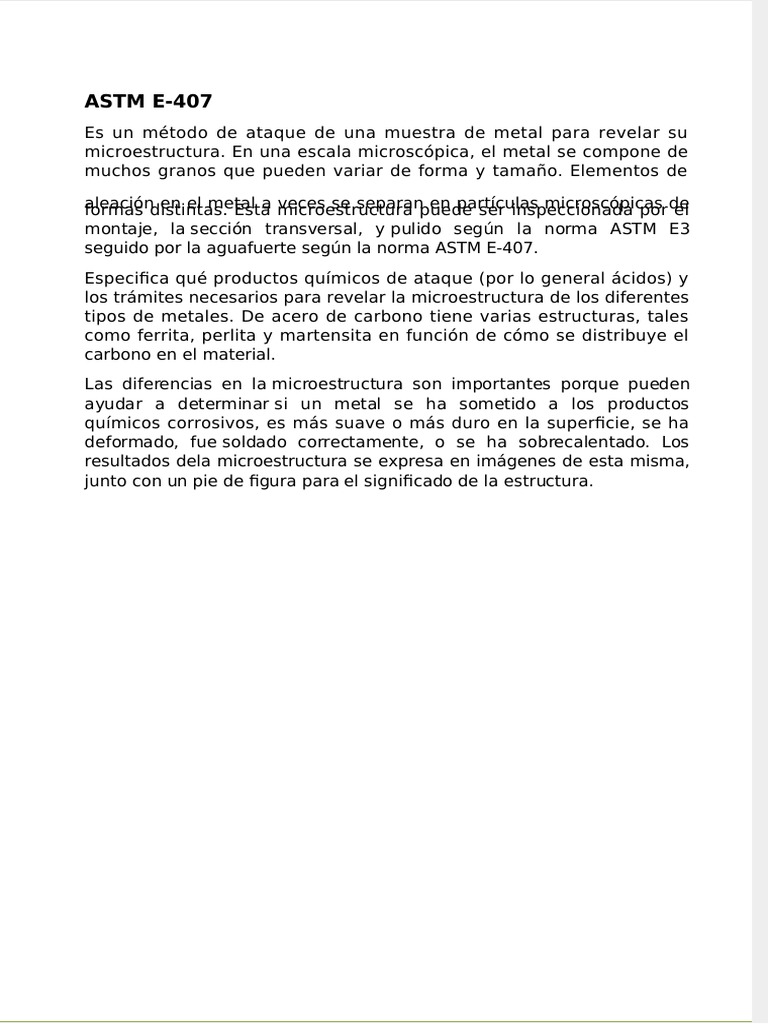 Pdfslide - Tips - Norma Astm E407 | PDF