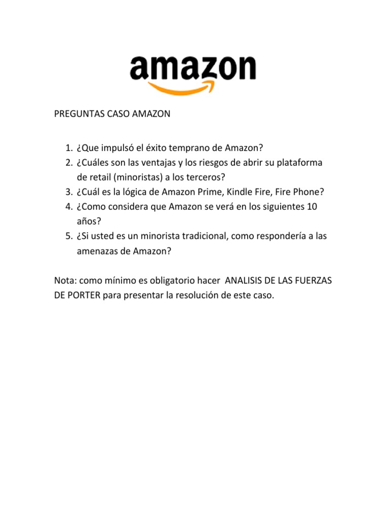 Caso Amazon | PDF