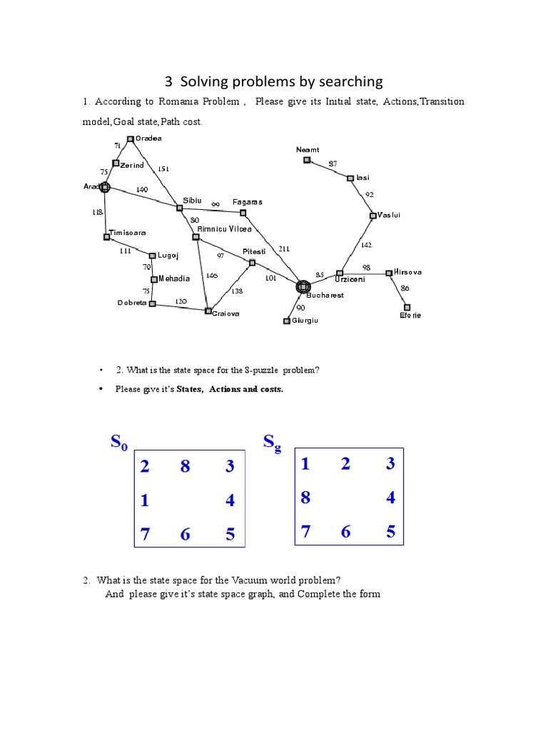 3 Solving Problems by Searching | PDF