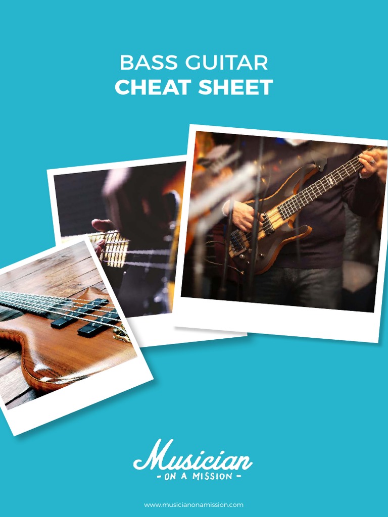 Cheat Sheet: Bass Guitar | PDF | Equalization (Audio) | Sound Recording