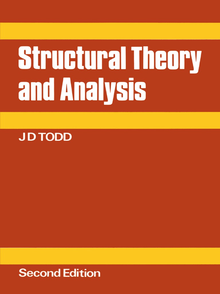 J. D. Todd (Auth.) - Structural Theory and Analysis-Macmillan Education ...