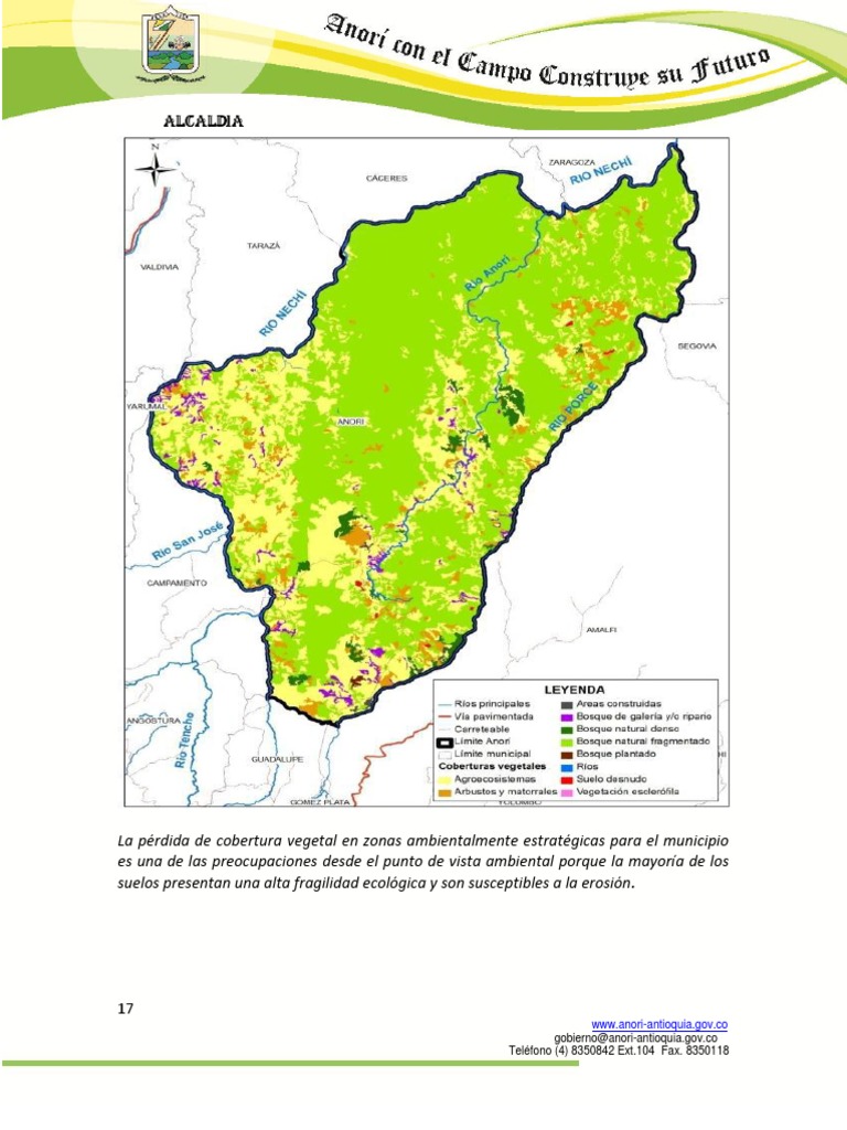 Mapa Anorí - Antioquia | PDF