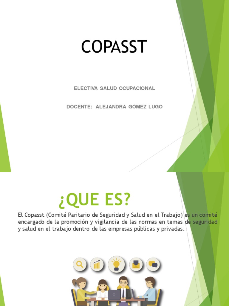 Copasst y Indicadores | PDF | Seguridad y salud ocupacional | Labor
