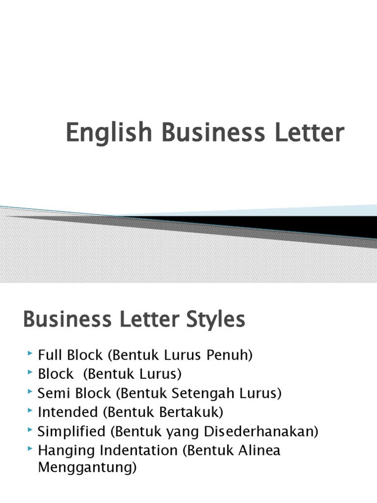 Image Of Three Types Of Letter Formats Full Block Semi Business Letter
