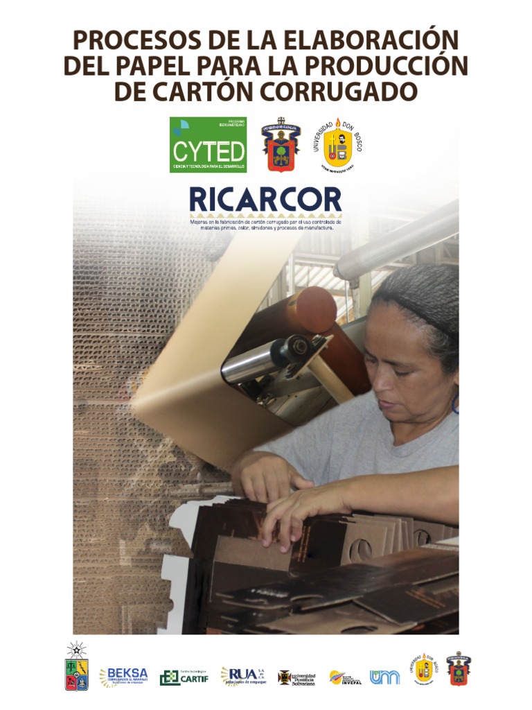 Producción de Cartón Corrugado Lumen | PDF | Papel | Almidón