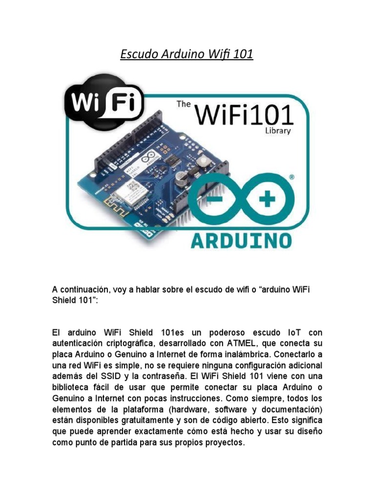 Escudo Arduino Wifi 101 | PDF | Arte | Informática