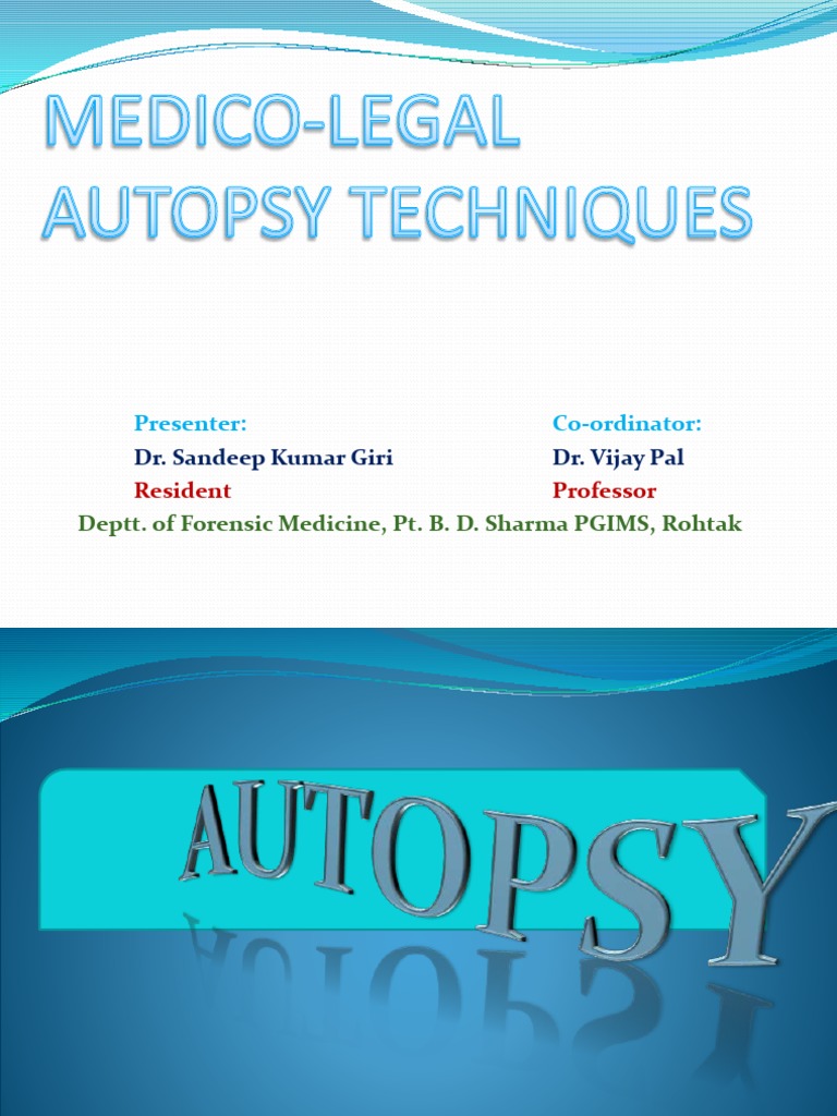 Medicolegal Autopsy Techniques | Download Free PDF | Atrium (Heart ...