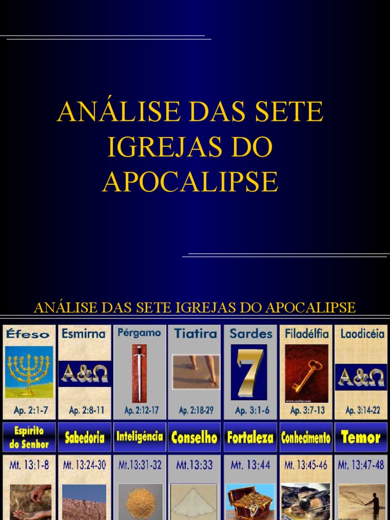 As sete igrejas do Apocalipse: um guia histórico-profético para os períodos da igreja | PDF