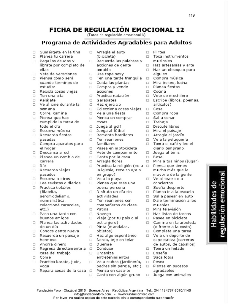 Actividades Agradables para Adultos | PDF | Ocio | Deportes