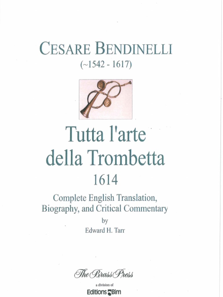 Tutta L Arte Della Trombetta PDF | PDF