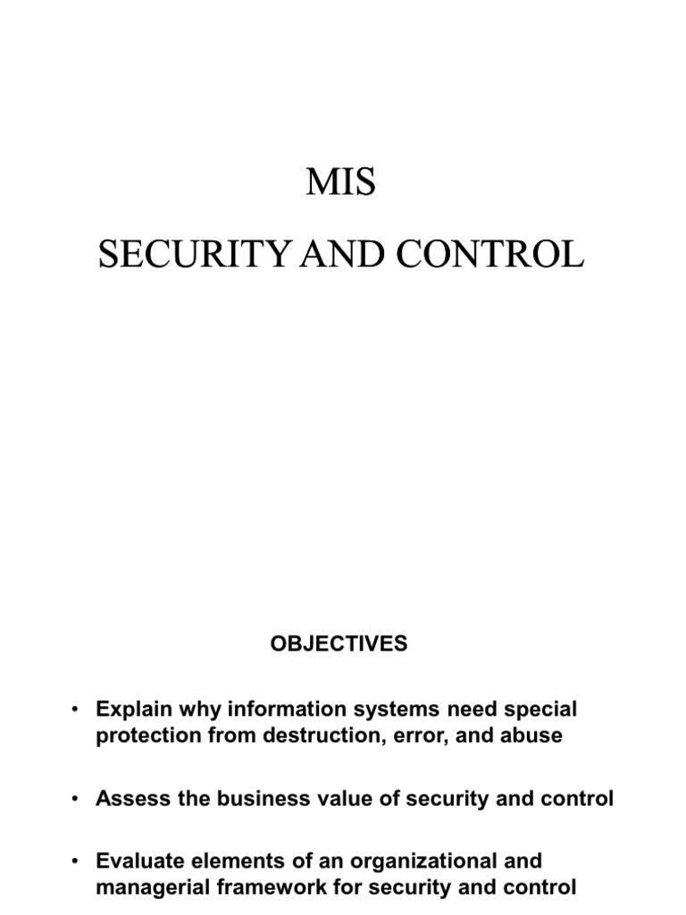 Managing MIS Security Control | PDF | Transport Layer Security | Public Key Cryptography