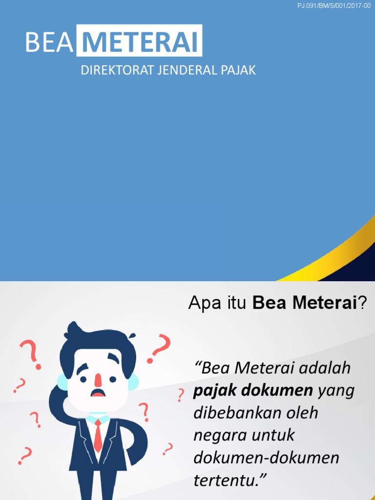 BM-01 Bea Meterai | PDF