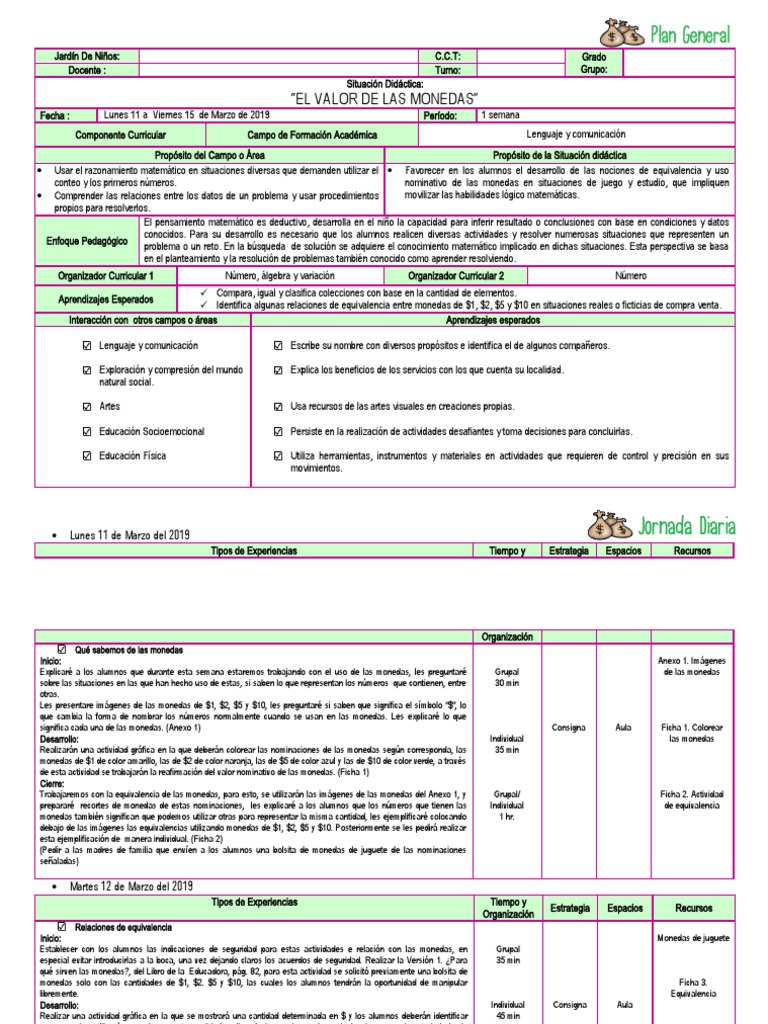 El Valor de Las Monedas | PDF | Evaluación | Educación de la primera ...