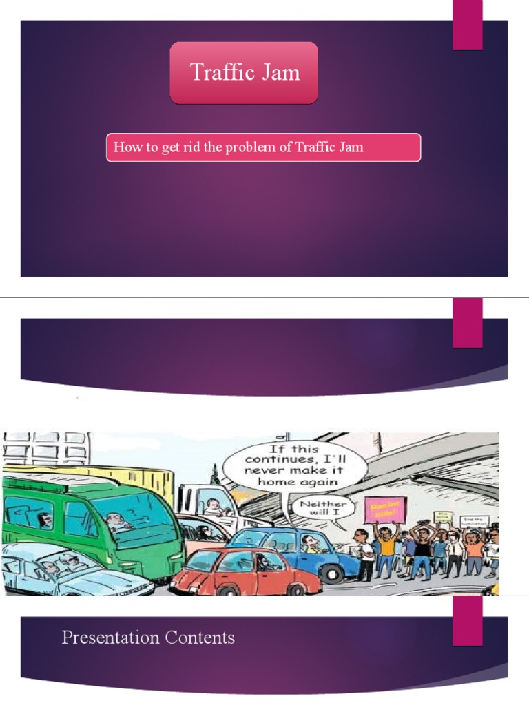 PowerPoint Presentation About Traffic Jam | PDF | Traffic Congestion ...