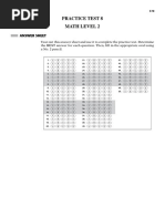 ANSWER SHEET | PDF