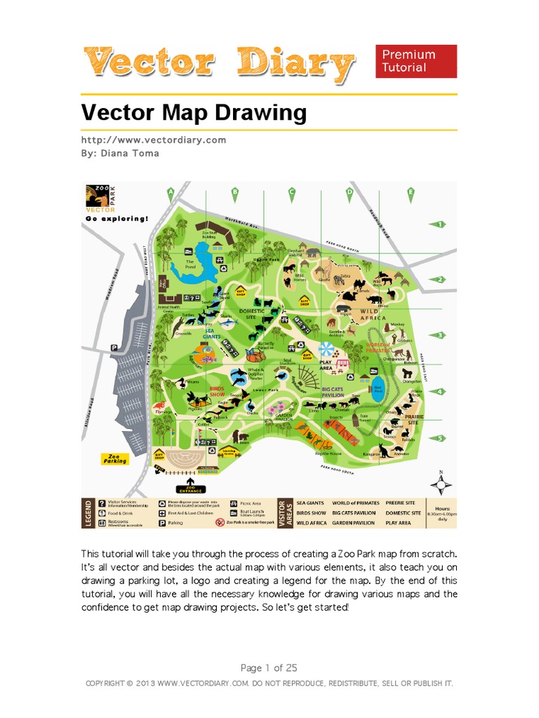 Vector Map Drawing | Download Free PDF | Area | Shape