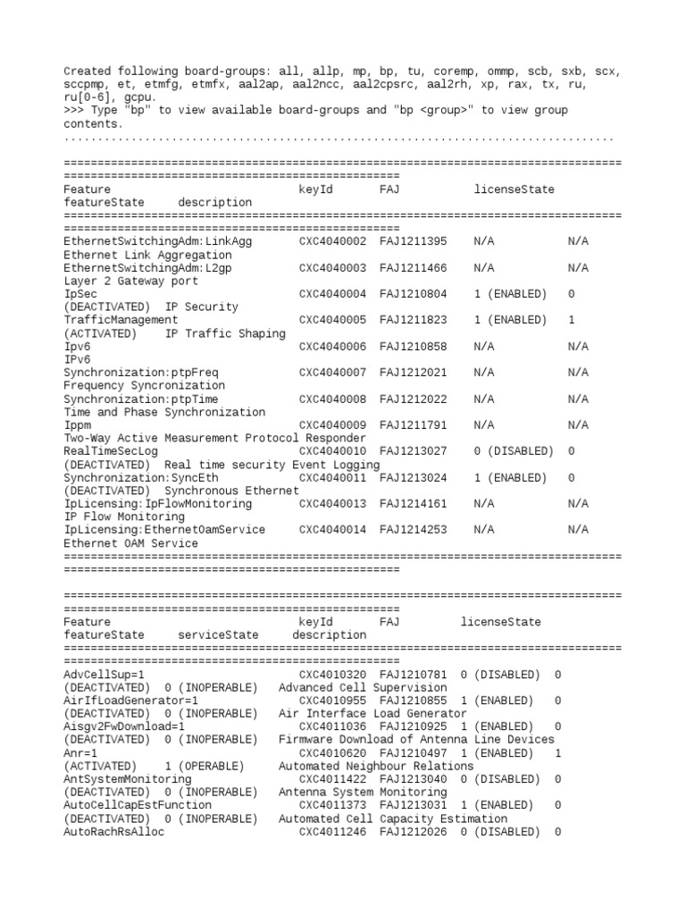 Features RBS | PDF | Internet Protocols | Radio Technology