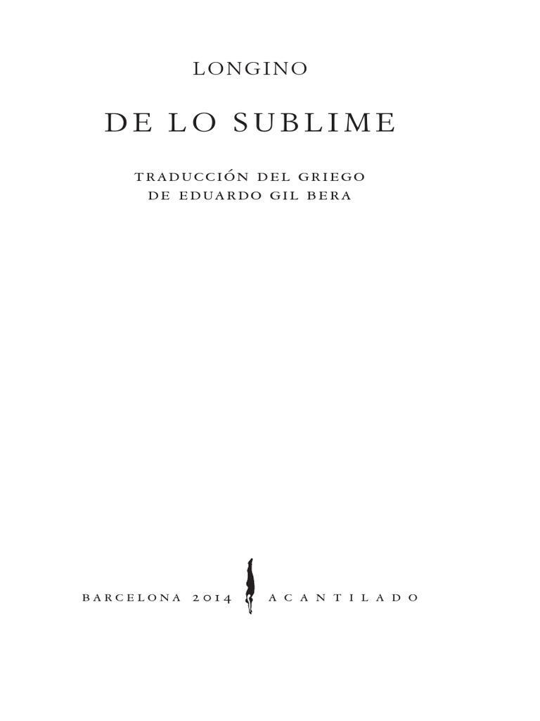 Extracto de Lo Sublime PDF | PDF | Ciencia cognitiva | Conceptos psicologicos