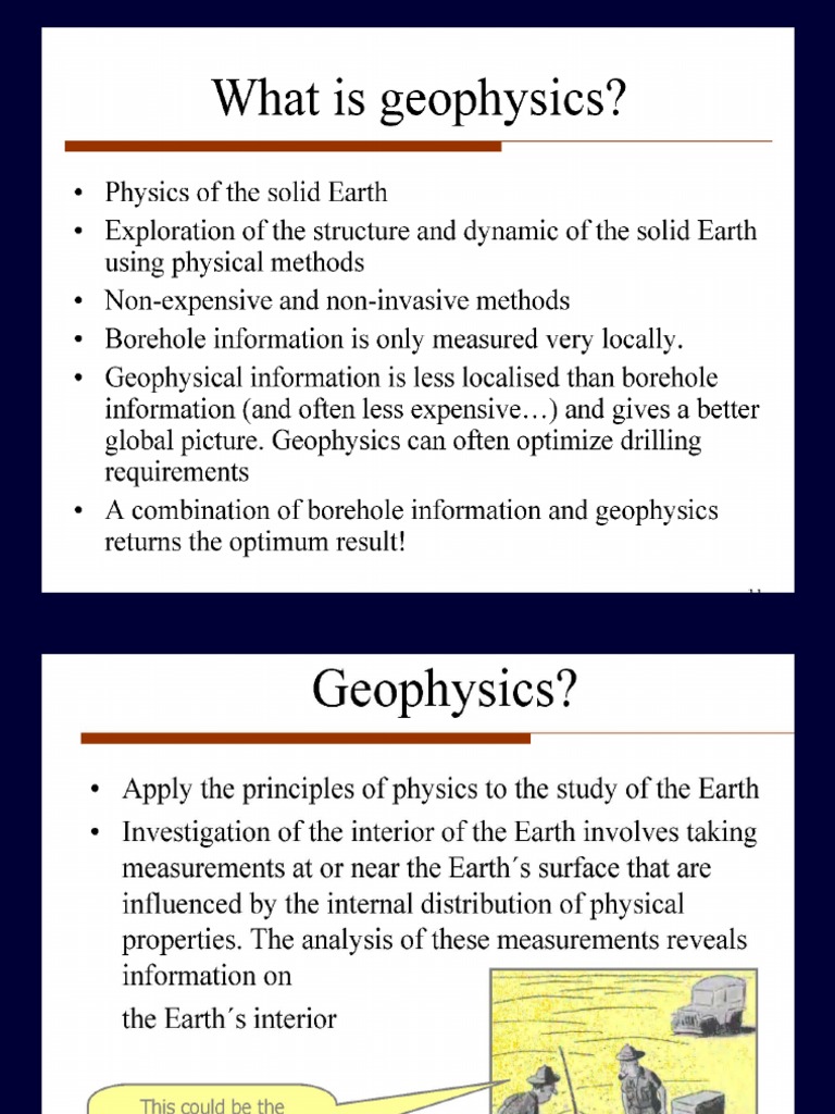 Lecture-1 - Introduction Geophysics | PDF | Reflection Seismology ...