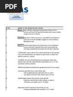 Vegetables Specification POSTER | PDF | Orange (Fruit) | Leaf