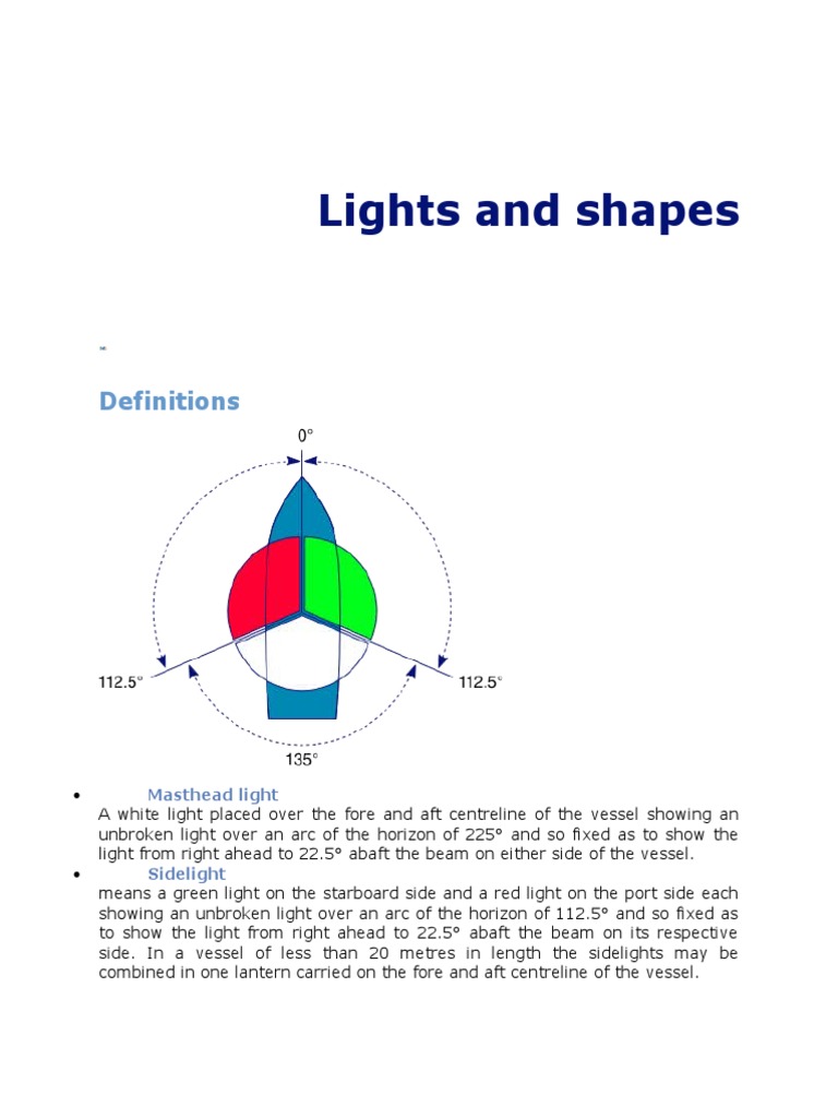 Lights and Shapes - Docx With Images | PDF | Trawling | Ships