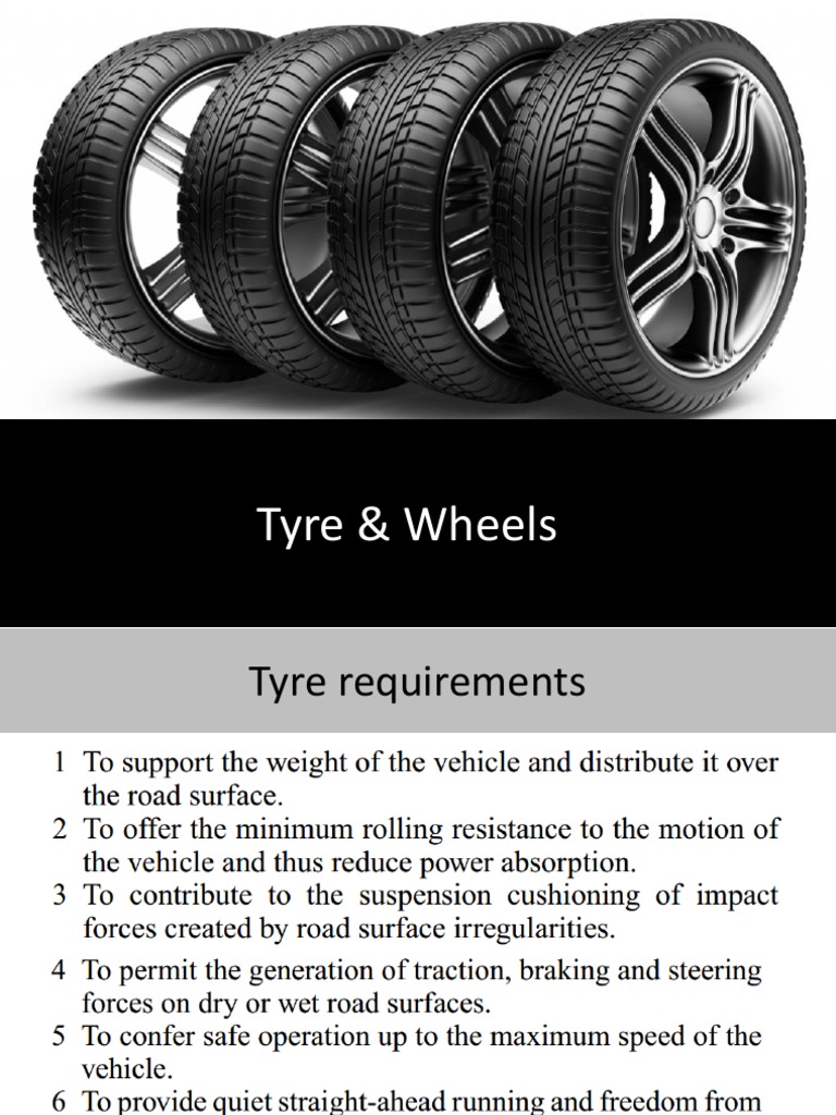 13 - Tyres and Wheels | PDF | Tire | Vehicle Parts