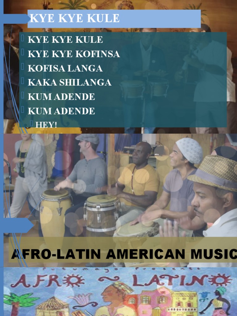 Afro-Latin American Music History | PDF | Jazz | Blues