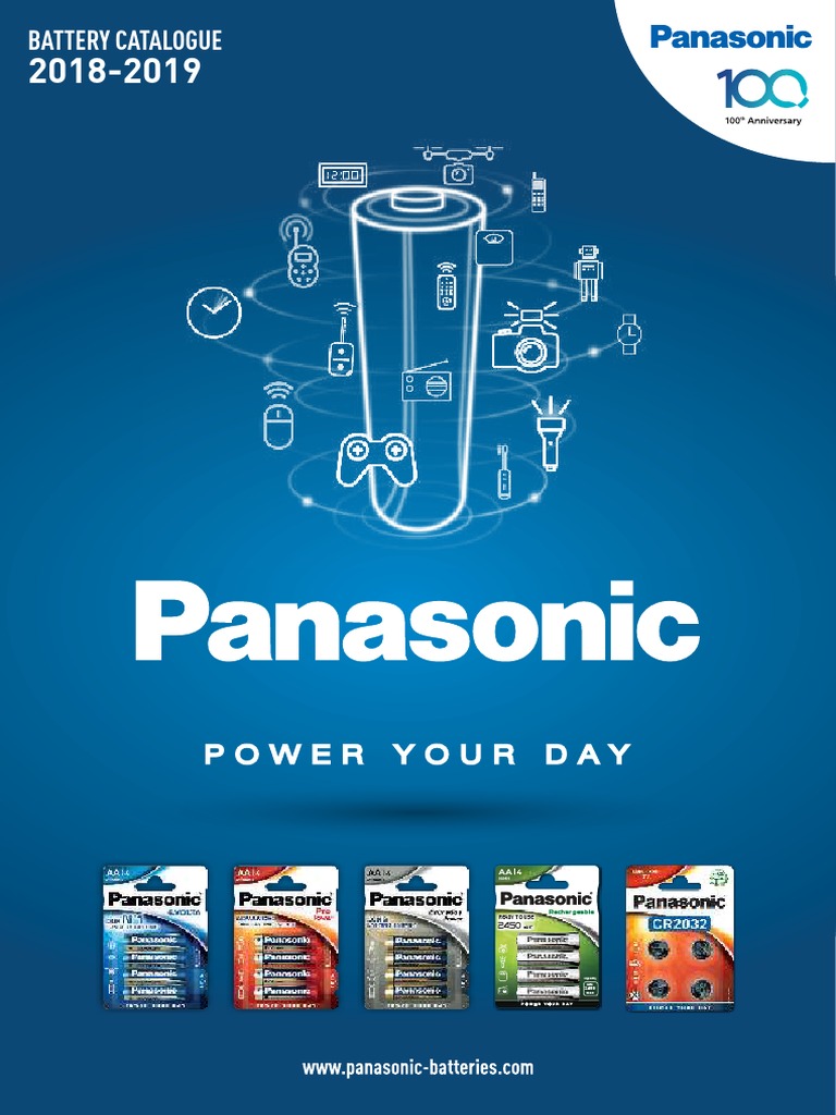 2018 Panasonic Catalogue ENG - LR | PDF | Rechargeable Battery | Energy ...
