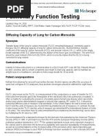 Understanding KCO in Lung Function Tests | PDF | Lung | Chronic ...