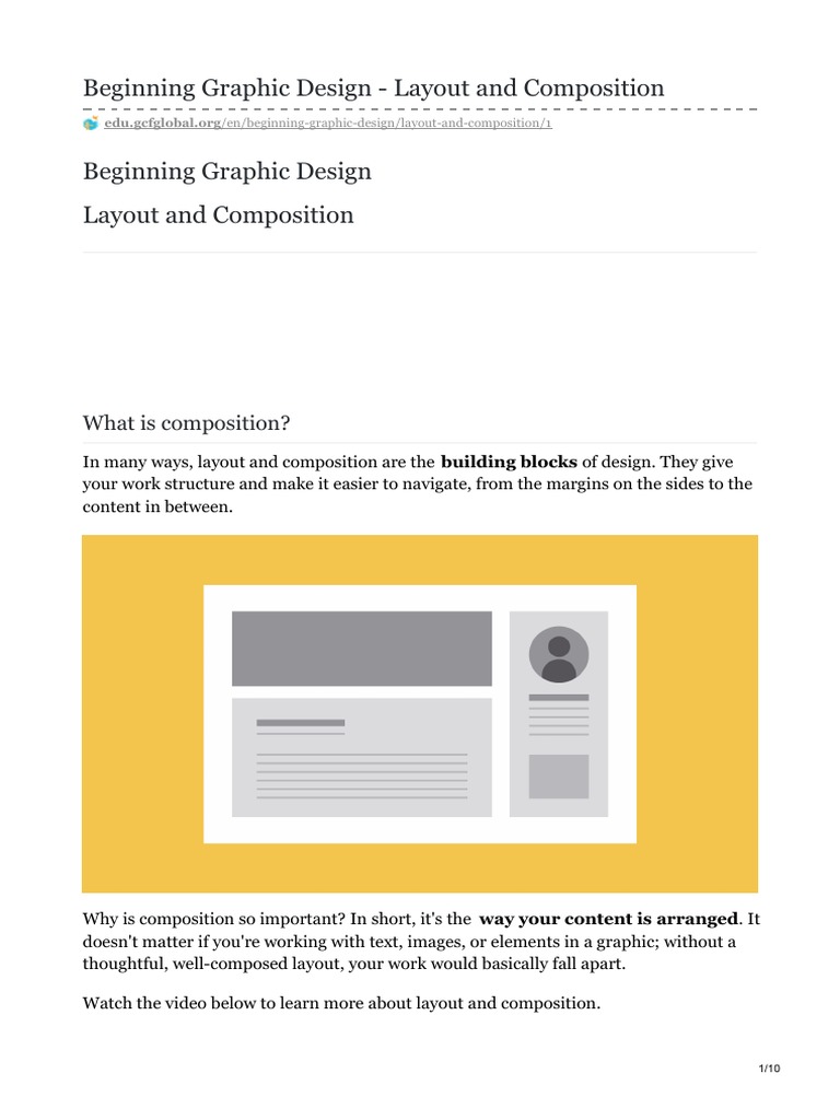 Beginning Graphic Designnbsp - Layout and Composition | PDF ...