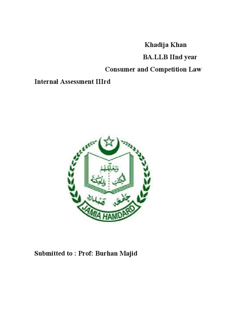 Rights and Remedies Available Under Consumer Protection Act | PDF ...