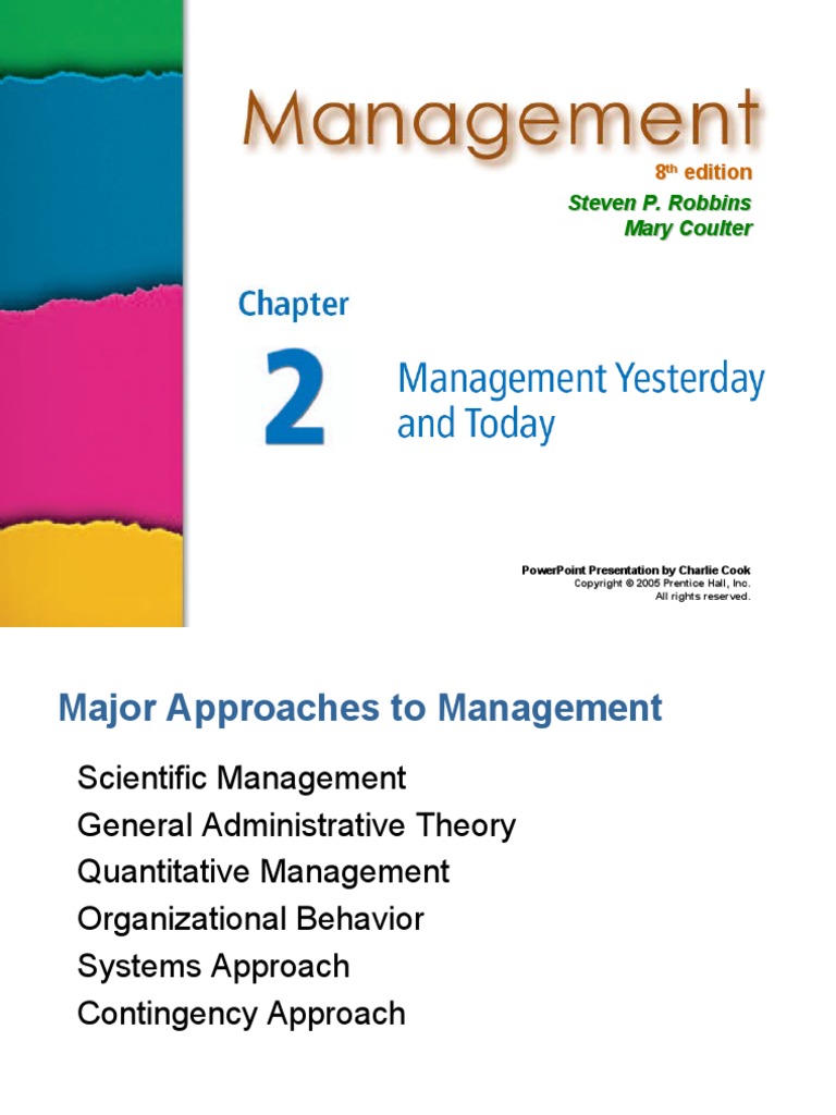 Management Yesterday and Today | PDF | System | Organizational Behavior