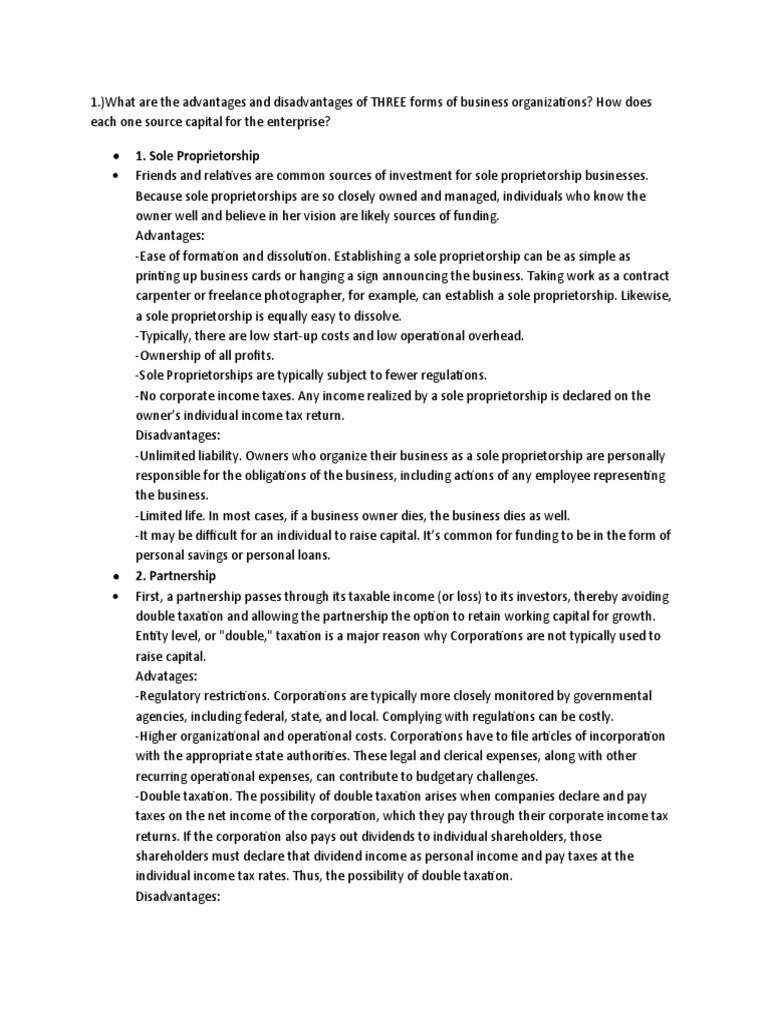 Assignment#2 | PDF | Sole Proprietorship | Partnership