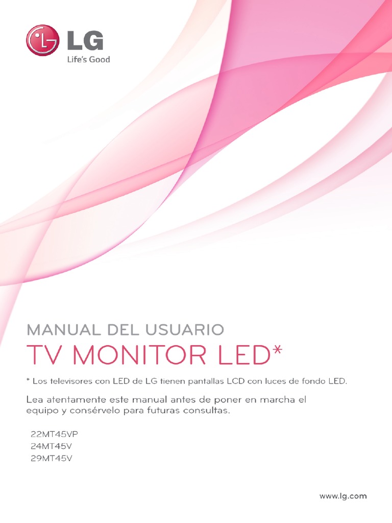 LG 22MT45VP-PD Manual de Usuario - Manualzz | PDF