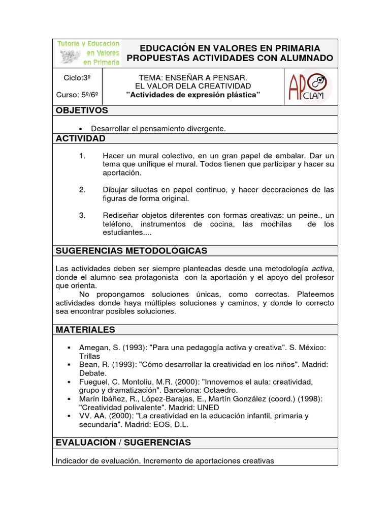 Actividades de Expresion Plastica 3ciclo | PDF | Arte Actividades de Expresion Plastica 3ciclo | PDF | Arte