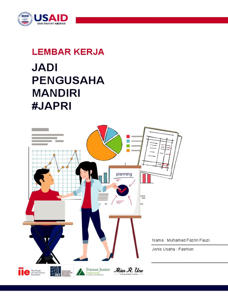Muhamad Fazrin Fauzi - 1908001 - Usaid Japri Dan BMC - Pb2a | PDF | Bisnis