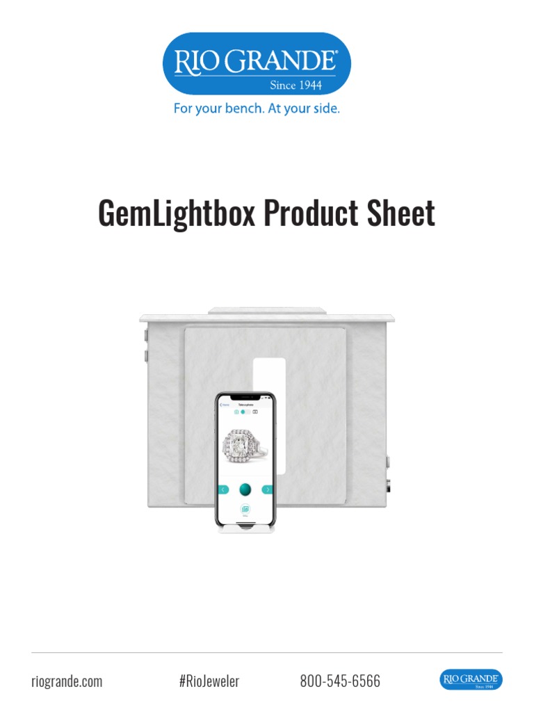 Gemlightbox Product Sheet IS | PDF | Jewellery | Lighting