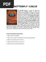The Butterfly Circus Movie Analysis | PDF