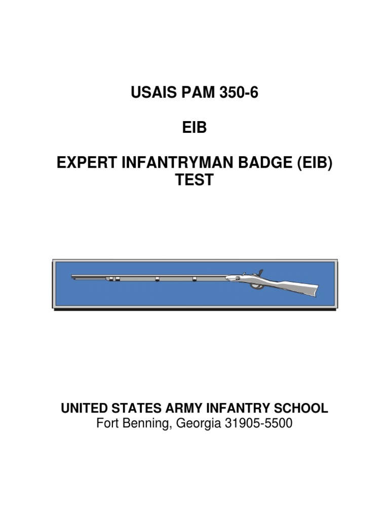 EIB Testing Procedures Handbook 2025 | PDF | United States Army ...