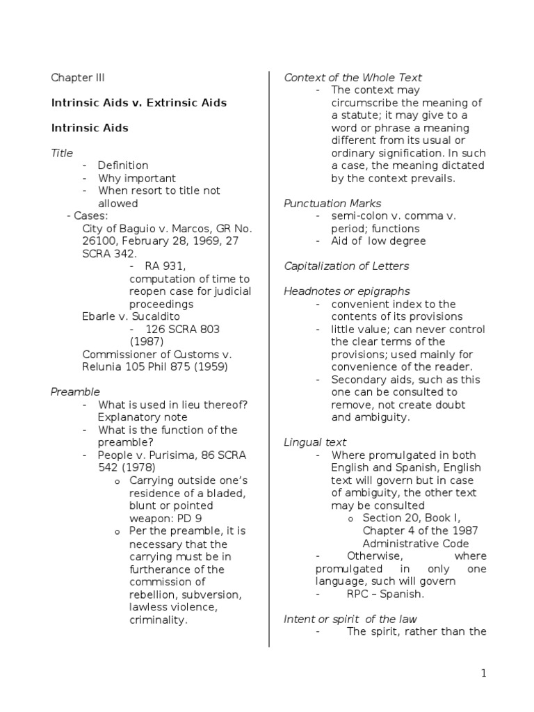 StatCon - Agpalo Summary | PDF | Precedent | Public Law