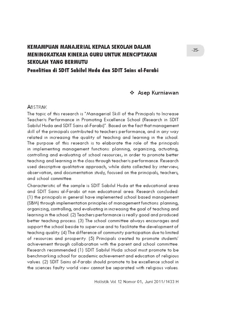 Adoc - Pub - Penelitian Di Sdit Sabilul Huda Dan Sdit Sains Al | PDF | Learning | Behavior ...