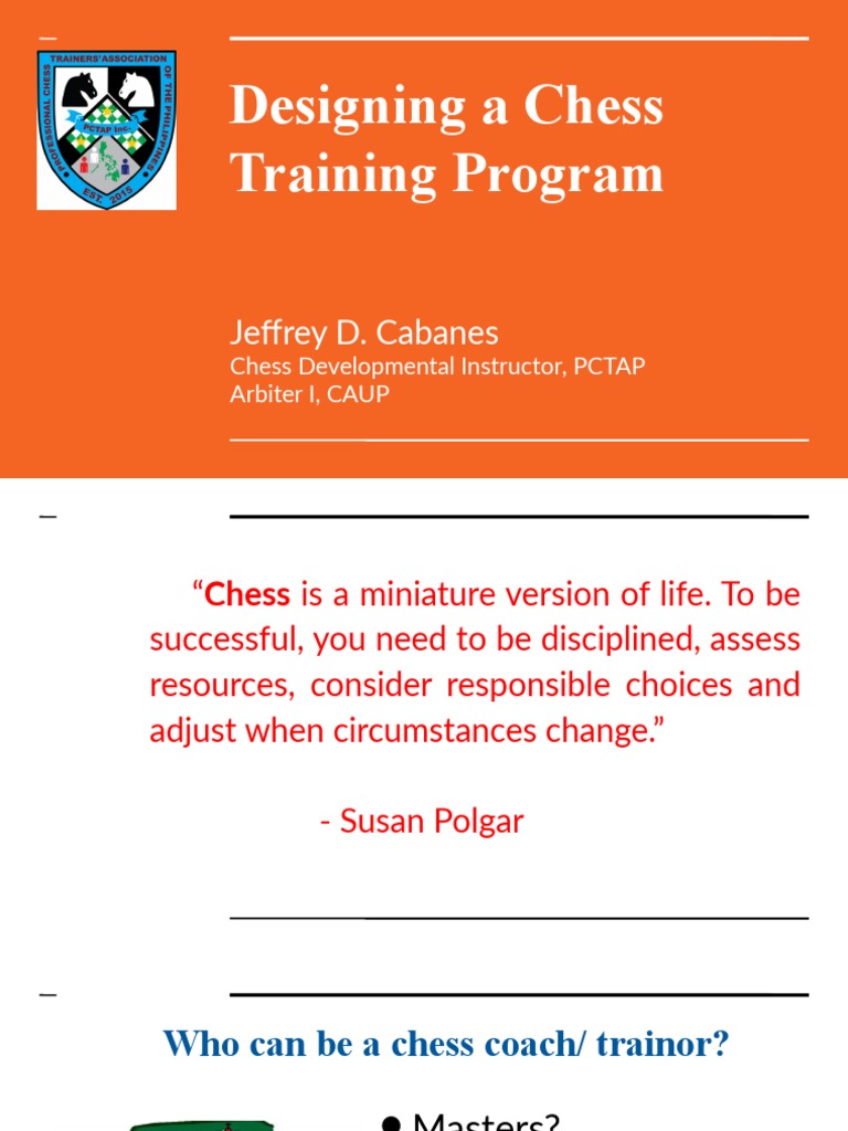Chess Training Program | PDF | Chess | Board Games